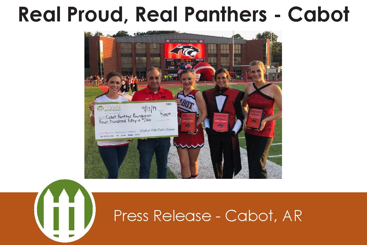 REAL PROUD OF REAL PANTHERS - CABOT, AR (9/13/2019)